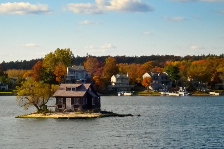 ‘Just Room Enough Island’ is only big enough for a house and a tree ...