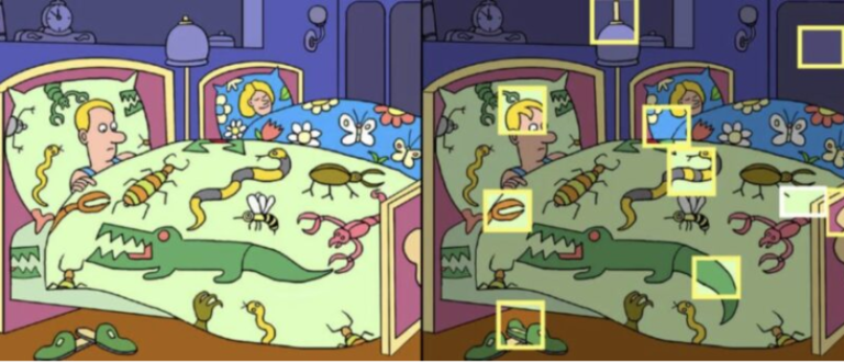 These two identical and very detailed images have 10 differences. Can ...
